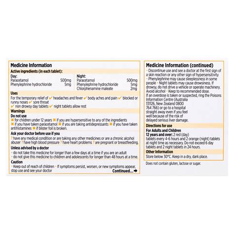 Codral Day And Night Cold And Flu 24 Tablets