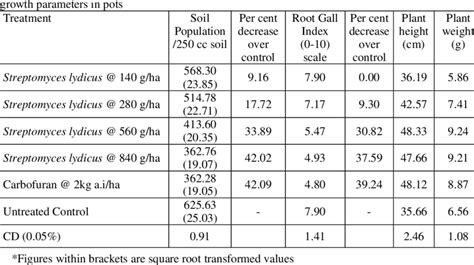 Effects Of Streptomyces Lydicus Formulation On Root Knot Nematode