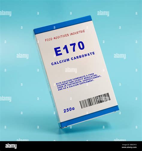 E170 Calcium Carbonate A Food Colourant And Acidity Regulator Used In