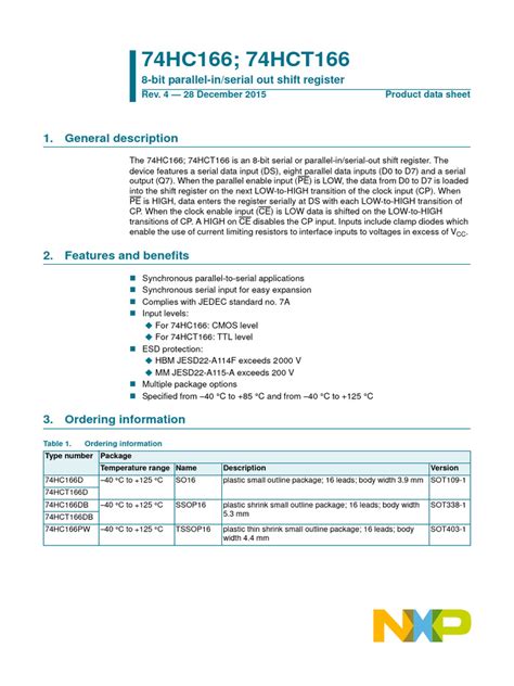 74hc166 Pdf Manufactured Goods Computer Engineering 74hc166 Pdf Manufactured Goods Computer Engineering