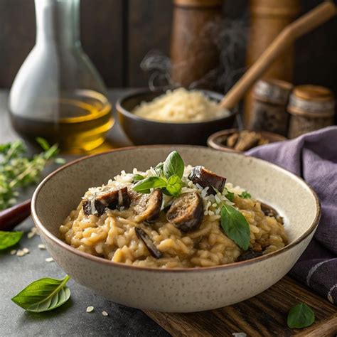Eggplant And Mushroom Risotto Teresas Recipes