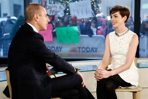 Anne Hathaways Interview With Matt Lauer Why Everyones Talking About It