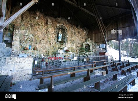 The Grotto Chapel Of St Iddaburg Is Sitting On The Hill Where The Old Toggenburg Castle Stood