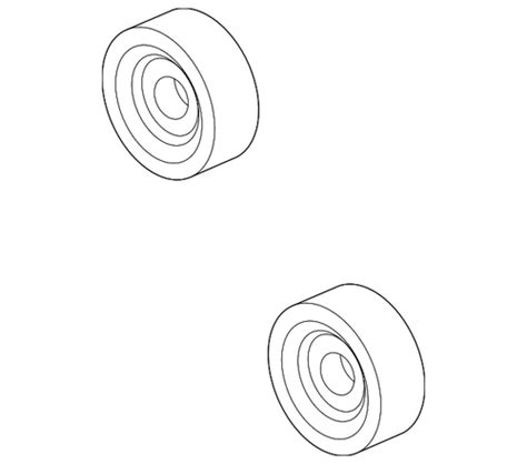 Genuine Ford Idler Pulley Lc3z 8678 E Ebay