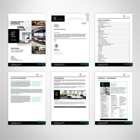 Custom Design Fee Proposal Tender Microsoft Word Template