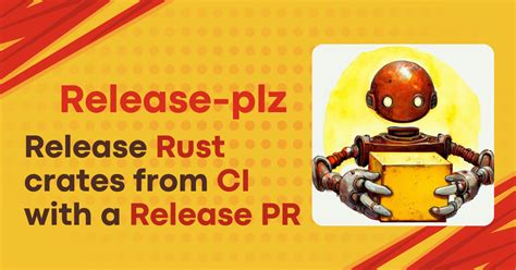 Release Plz Rust Crate Release Plz