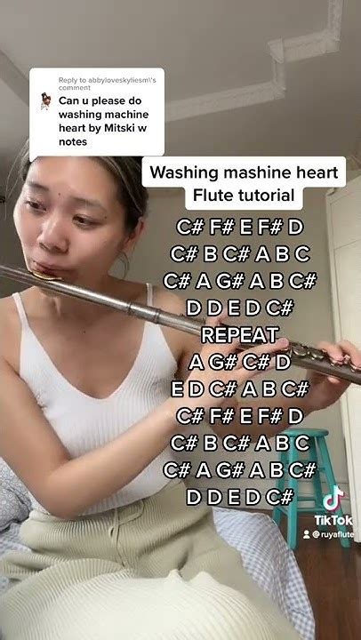 Washing Machine Heart Mitski Flute Tutorial Notes Youtube