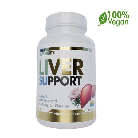 Liver Support 120 Veggiecaps Alpha Supplements Alpha Supplements