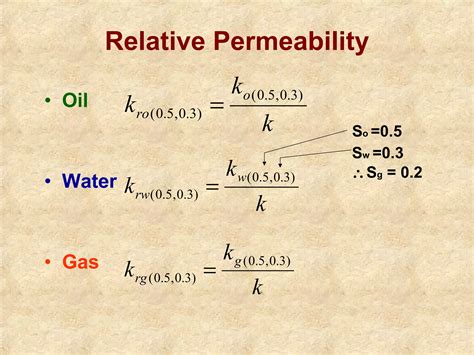 Introduction Effective Permeability And Relative Permeability Ppt