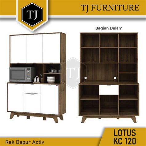 Jual Activ Kichen Cabinet Lotus Kc 120 Lemari Dapur Rak Kabinet Dapur