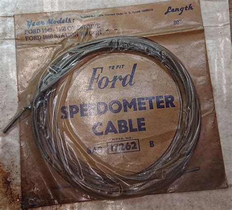 Speedometer Cable Ford 1949 1950 Pre Sixties Vintage Auto Supplypre Sixties Vintage Auto Supply