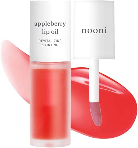Nooni Korean Lip Oil Appleberry Lip Stain T Moisturizing