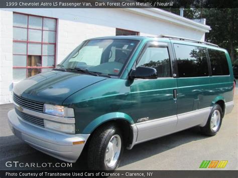 Dark Forest Green Metallic 1999 Chevrolet Astro Ls Passenger Van