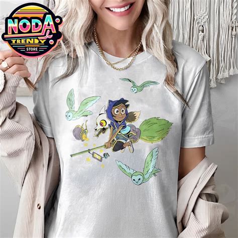 Retro Disney The Owl House Luz Noceda And King Shirt Owl House Hexside