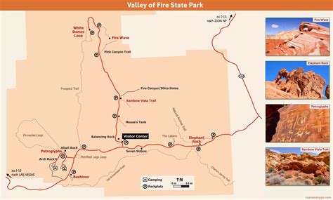 Valley Of Fire Campground Map Valley Of Fire State Park Die