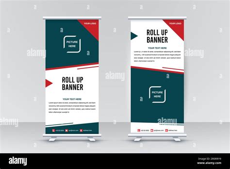 Corporate Rollup Banner And Pop Up Banner Retractable Banner Or X