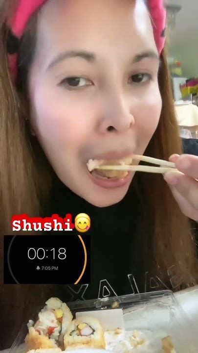 Shushi 30 Seconds Challenge 😍 Asmr Mukbang Satisfying Eatingshow Shorts Shushi Youtube