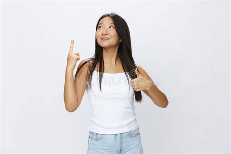 Asian Woman Facial Skin Problems Acne And Inflammation Red Rashes And