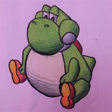 Big Yoshi Fat Yoshi Yoshi Mario Mario Art