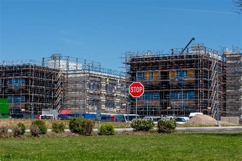 Construction Progress On New Spangdahlem Elementary School In Germany