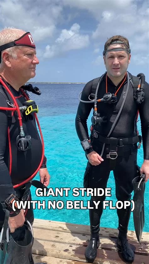 Dive Addicts Scuba Tip 🤿 Before You Giant Stride Make Sure Its The