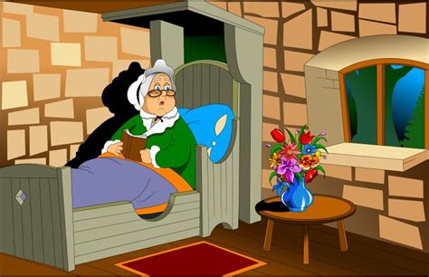 Old Woman In Bed Vector Images Over 1000