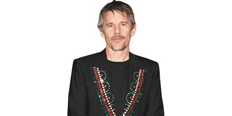 Ethan Hawke Black Suit Buddy Torso Up
