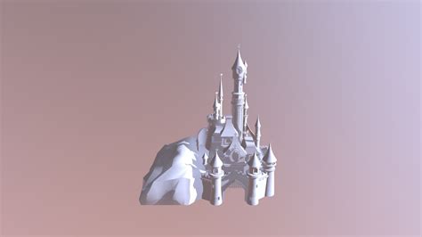 Disneyland Castle 3d Model By Marine Dubras Ririne 4ebedb3