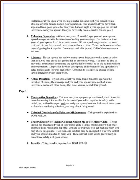 Absolute Divorce Forms Maryland Form Resume Examples Xz20poen2q