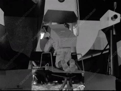 Apollo 1 6th Gravity Eva Simulation At Grumman 1960s Stock Video