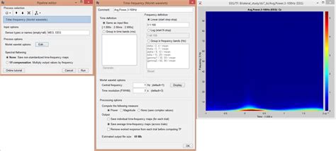 Time Frequency Analysis Morlet Wavelets Eeglab Discussions Brainstorm
