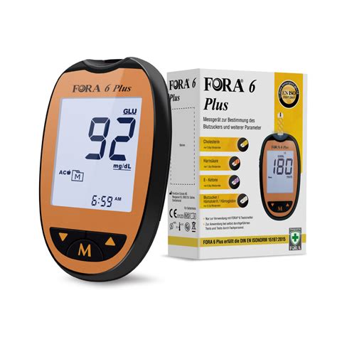 Deluxe Bundle Fora 6 Plus Multi Functional Monitoring System Mg Dl Foracare Europe