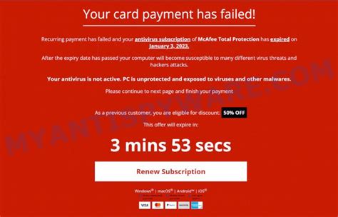 How To Get Rid Of Fake Your Card Payment Has Failed Pop Up On Windows