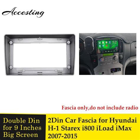 9 Inch Fasxia Car Audio Frame Car Radio Fascia For Hyundai Starex H1