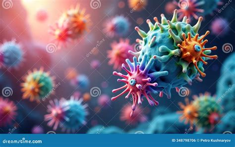 Colorful 3d Models Show Human Microbiota Interacting Microbiome Theme