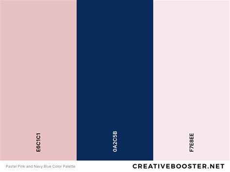 25 Best Colors That Go With Navy Blue Color Palettes Creativebooster