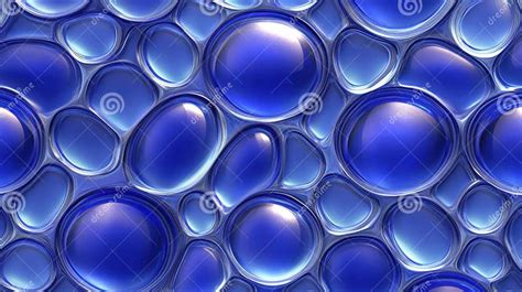 Blue Glass Pattern With Reflective Surfaces For Digital Projects Stock Illustration