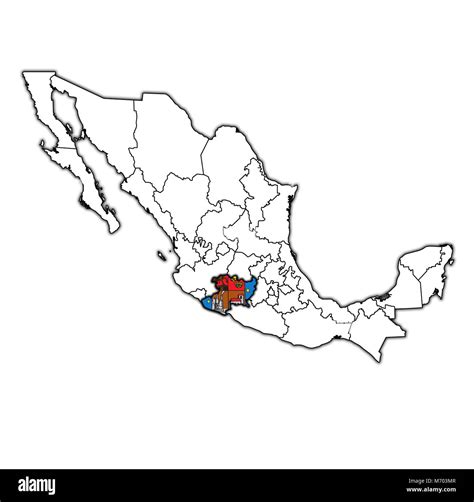 Mapa De Michoacan Mexico Mapa De Michoacán Satelital Con Municipios