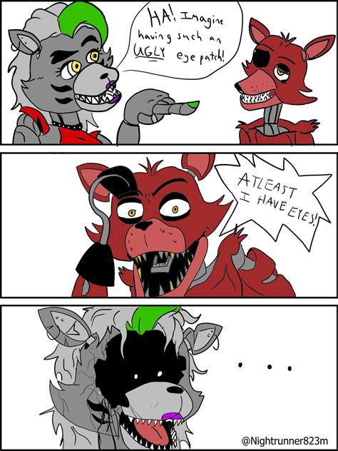 Roxy Meets Foxy [dumb Comic By Me] R Fivenightsatfreddys