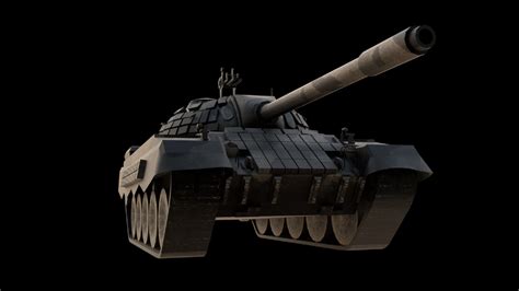 T 55 Bf3 Tank 3d Model Classic Battle Ready Armor Model Turbosquid 2310955