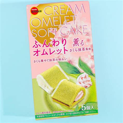 Bourbon Cream Omelet Soft Cake Sakura Matcha Japan Candy Store
