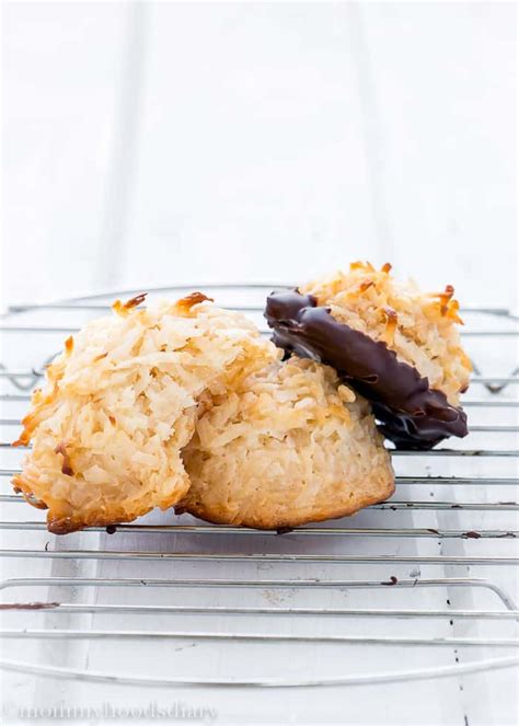 Eggless Coconut Macaroons Mommys Home Cooking