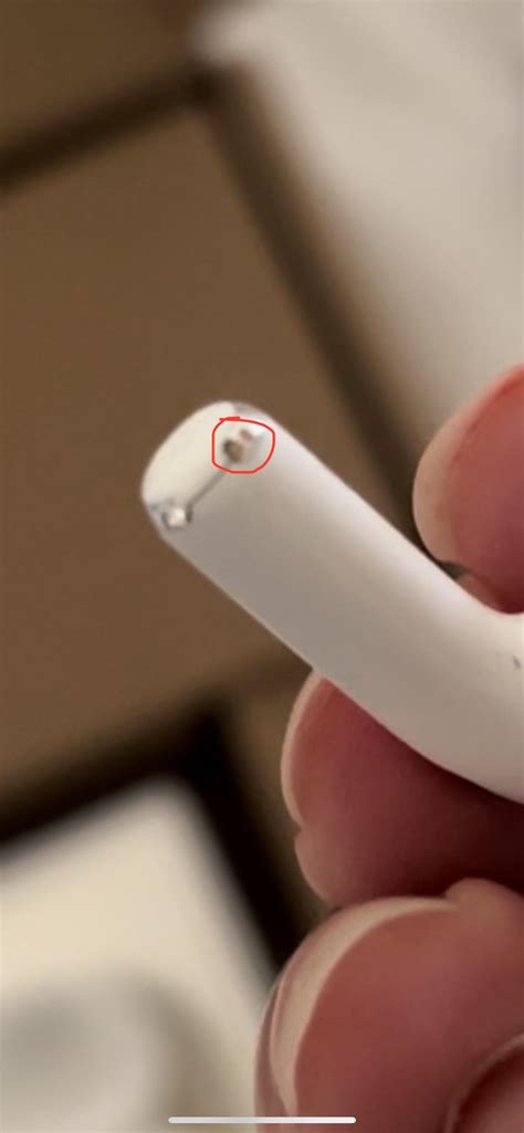 The Bottom Of The Airpod Has Brown Spots Rairpods