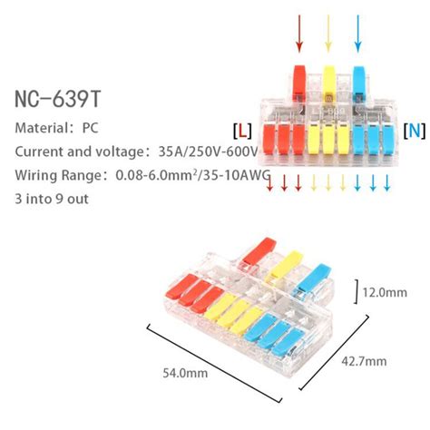 Universal Compact Electrical Splitter Push In Quic Grandado