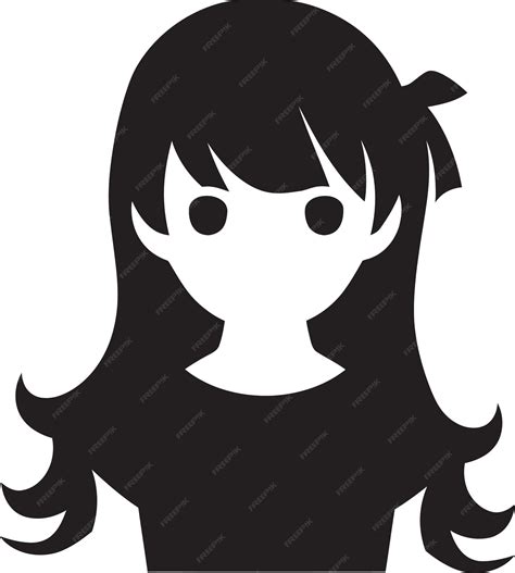 Shaded Sophistication Monochrome Girl Portraitmagnetic Monochrome Black