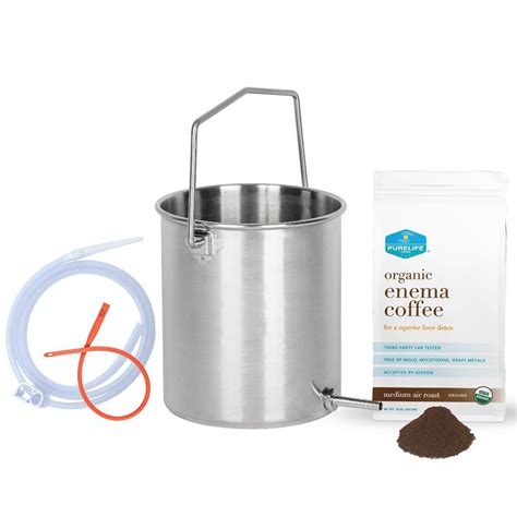 Coffee Enema Kit 1 Lb Coffee Import Bucket Pure Life Enema