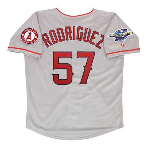 Francisco Rodriguez 2002 Anaheim La Angels World Series Home And Road Men