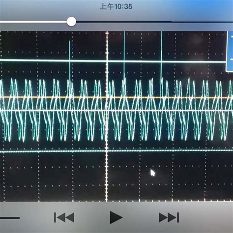 Photo Showing Aperiodic Pulses In Addition To The Touch Curent Waveform