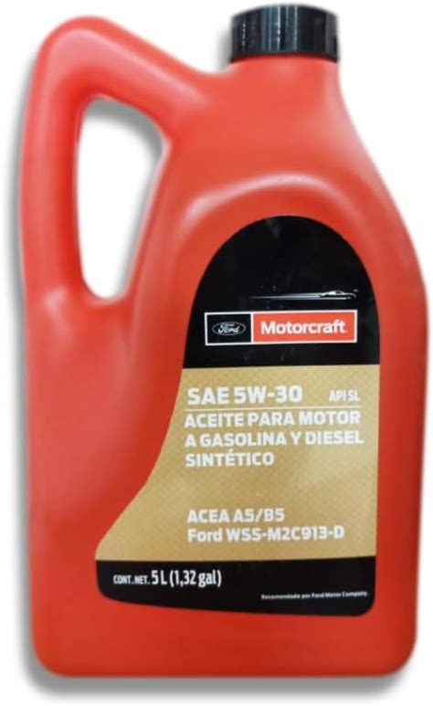 Motorcraft Galon Aceite 5w30 Sintetico Para Motores A Gasolina Y Diesel