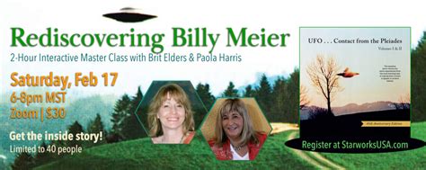Rediscovering Billy Meier With Brit Elders And Paola Harris Starworksusa